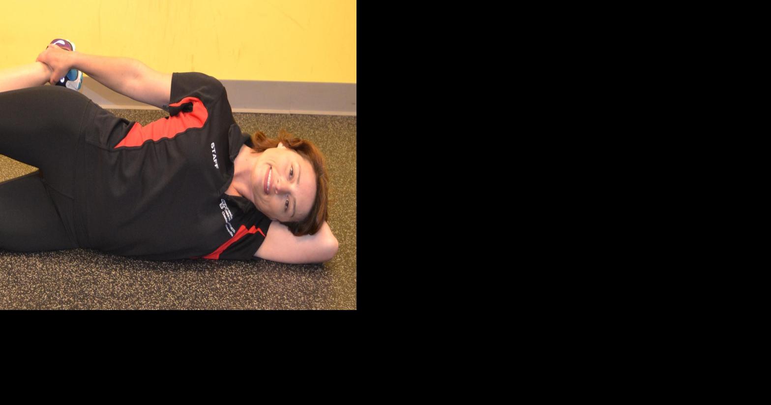 Quadriceps lying down stretch