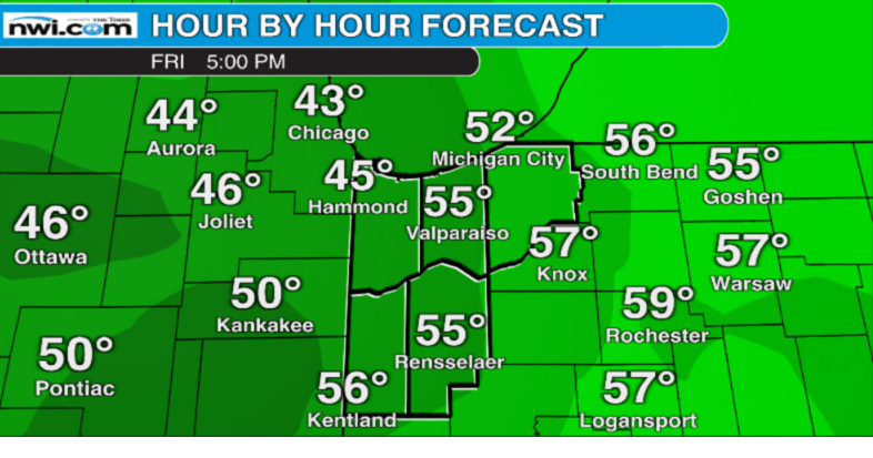 Rain likely for Northwest Indiana Friday and Friday night