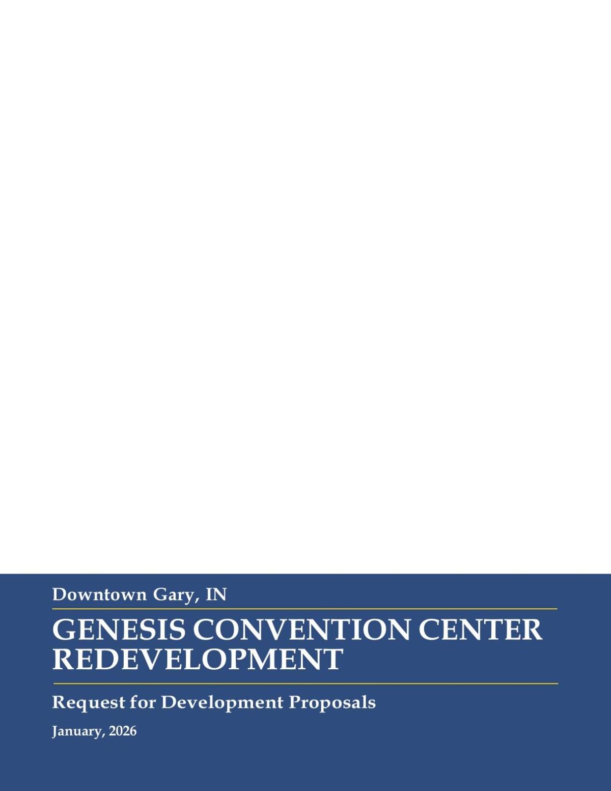 Genesis Convention Center redevelopment sought by Gary