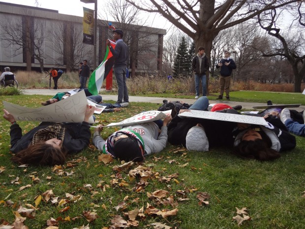 Purdue Calumet students, members of Jewish community hold counter protests