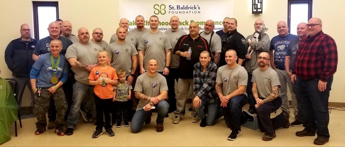 Going bald for a cause