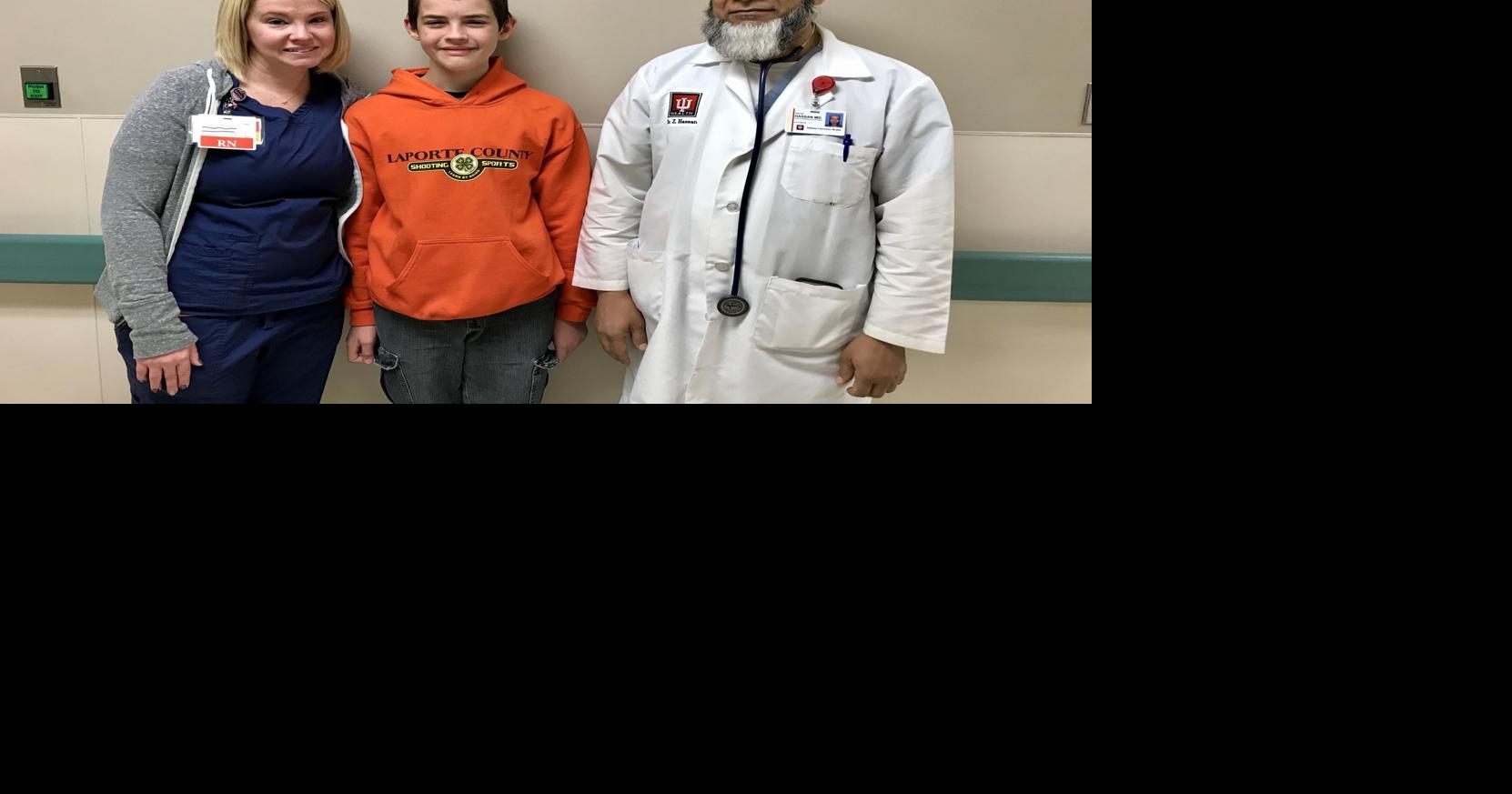 Quick-thinking LaPorte ER doctor gets thanks from boy saved by brain ...