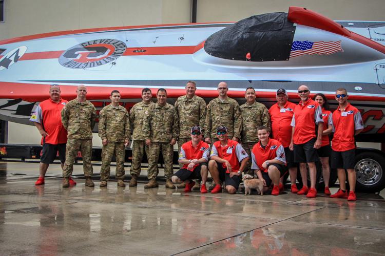 Flashy boats, good viewing buoy Michigan City races