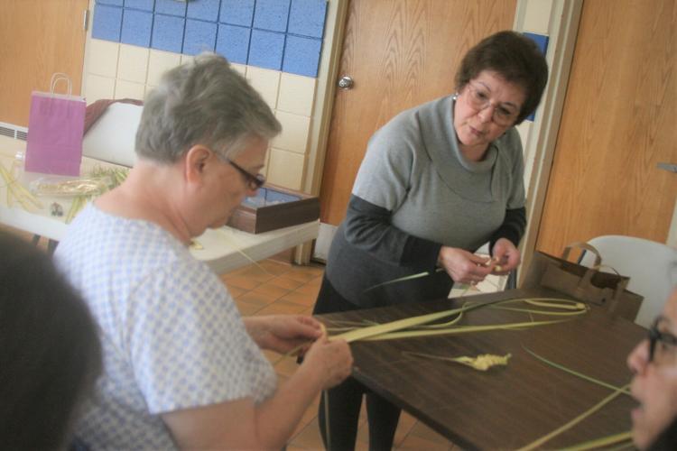 Braiding palms a "labor of love for God"