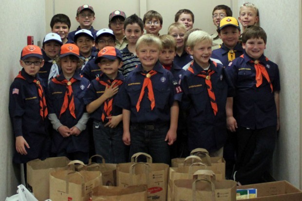 Calumet Council Cub Scout Pack 936 reach out to those in need