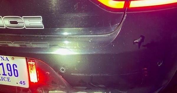 Drunken driver rear ends cop car, found to be twice the legal limit ...