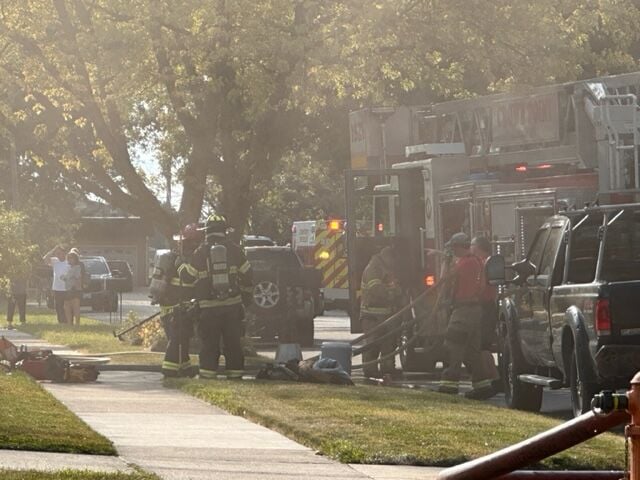 Fire damages home in Crown Point Monday night