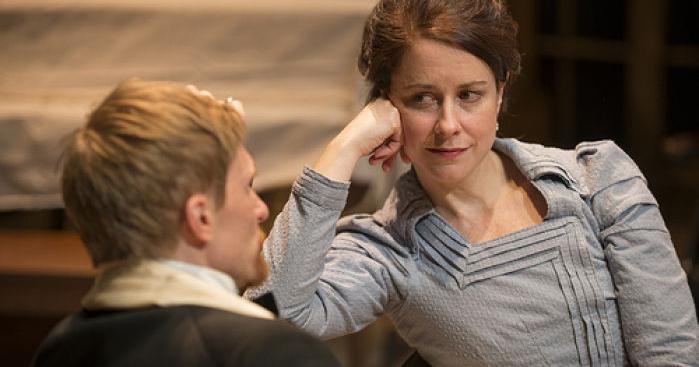 OFFBEAT: Actress Kate Fry at her frosty finest in 'Hedda Gabler'