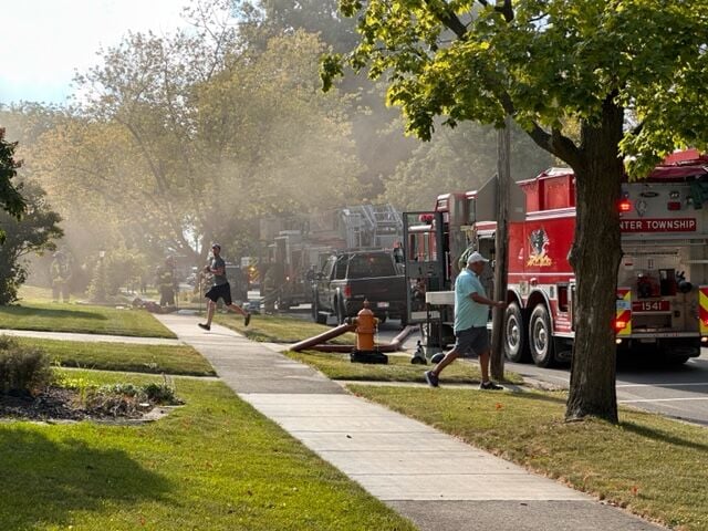 Fire damages home in Crown Point Monday night