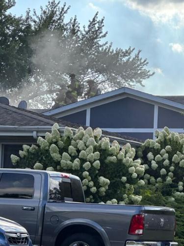 Fire damages home in Crown Point Monday night