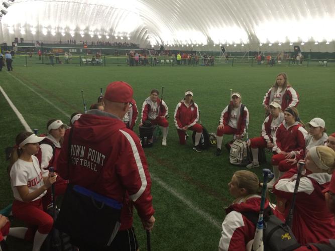 PREP SOFTBALL: Crown Point makes history by playing indoor games, a ...