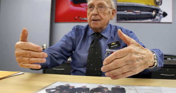 Milford P. Christenson, founder of Christenson Chevrolet, dies at 96