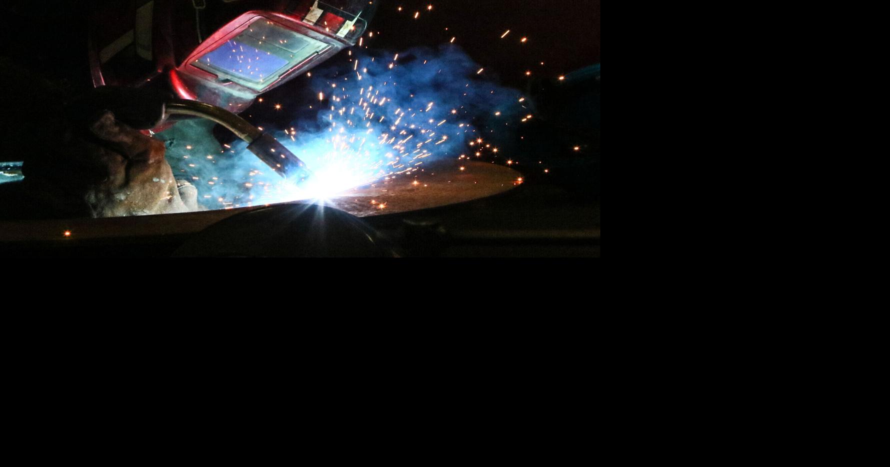 Welding students work internships while still in high school