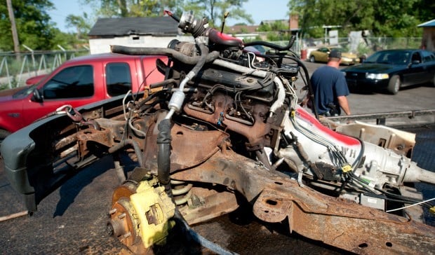 Stolen vehicle list piles up at scrap yard