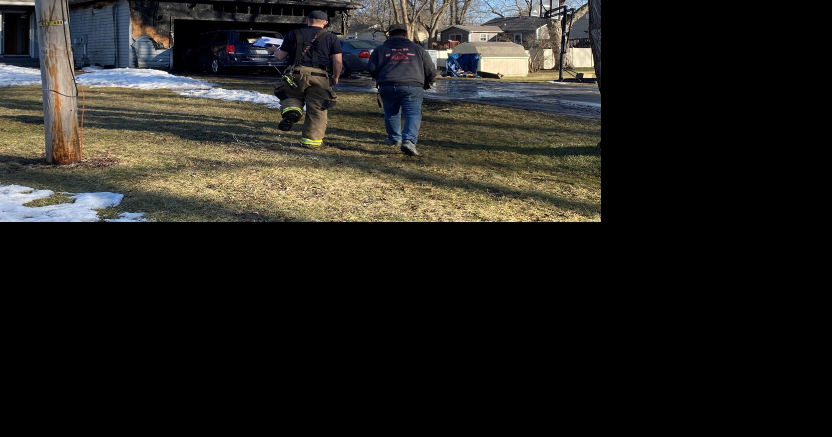 Multiple agencies work to contain Crown Point house fire, family displaced