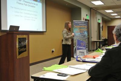 Centier event centers on dollars, cents