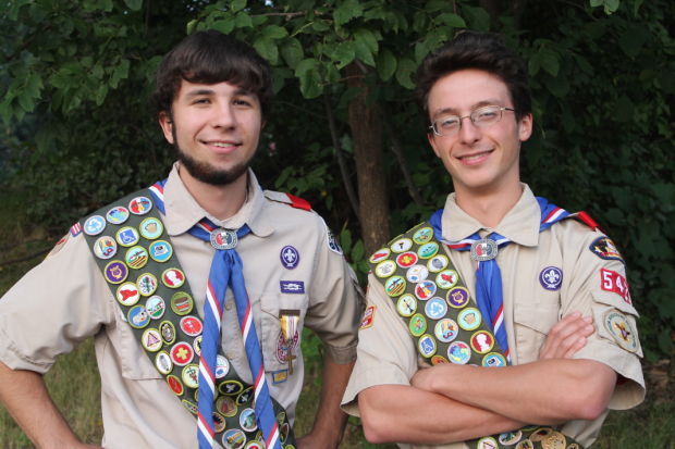 Boy Scout buddies both earn Eagle Award of the Year honors