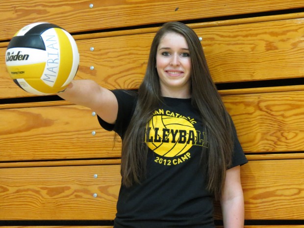 Colleen Rynne sets tone for Marian Catholic volleyball team