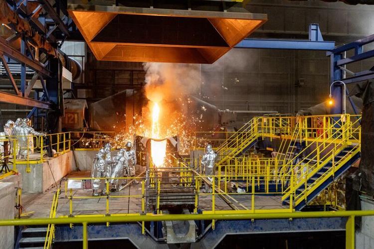 U.S. Steel casting pig iron in major milestone at new Gary Works facility