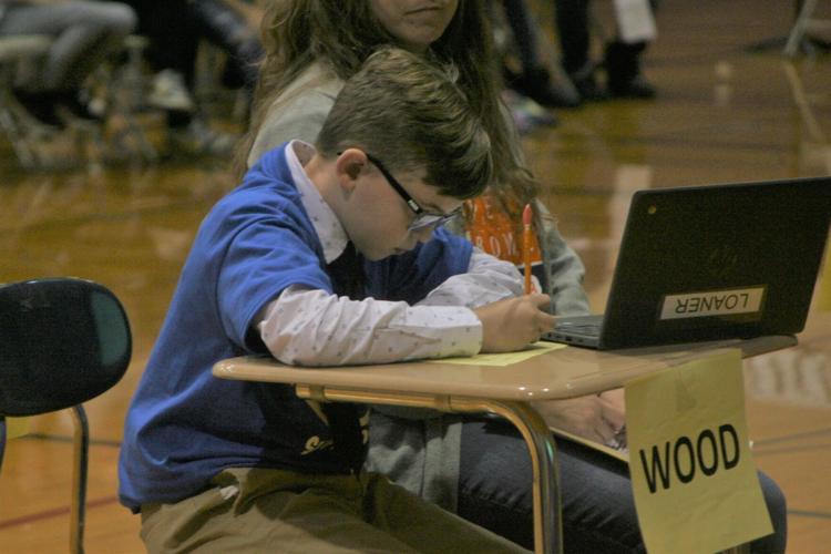 Indiana grade-schoolers show off their spelling skills