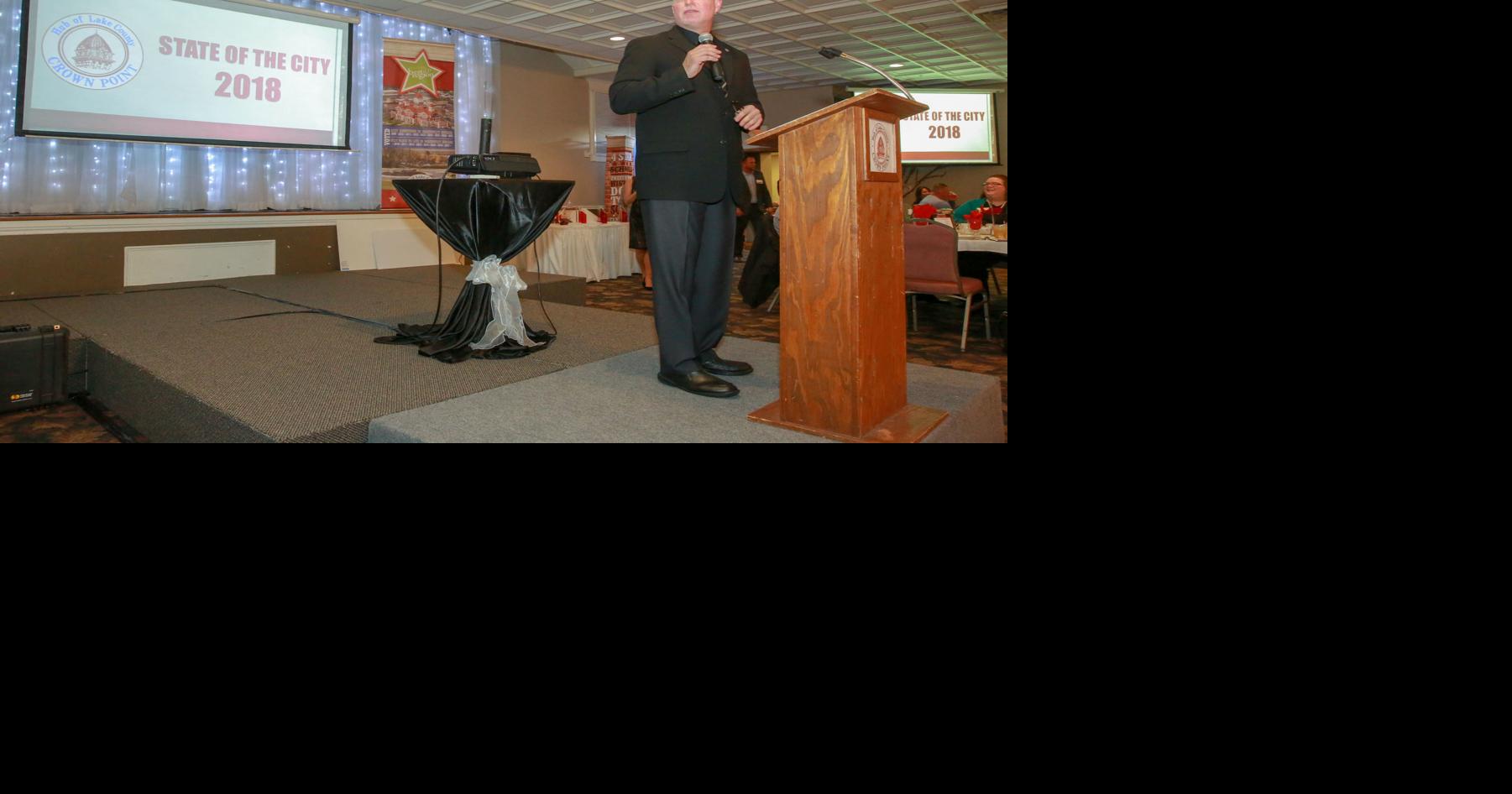 Crown Point mayor touts community support during State of the City Address