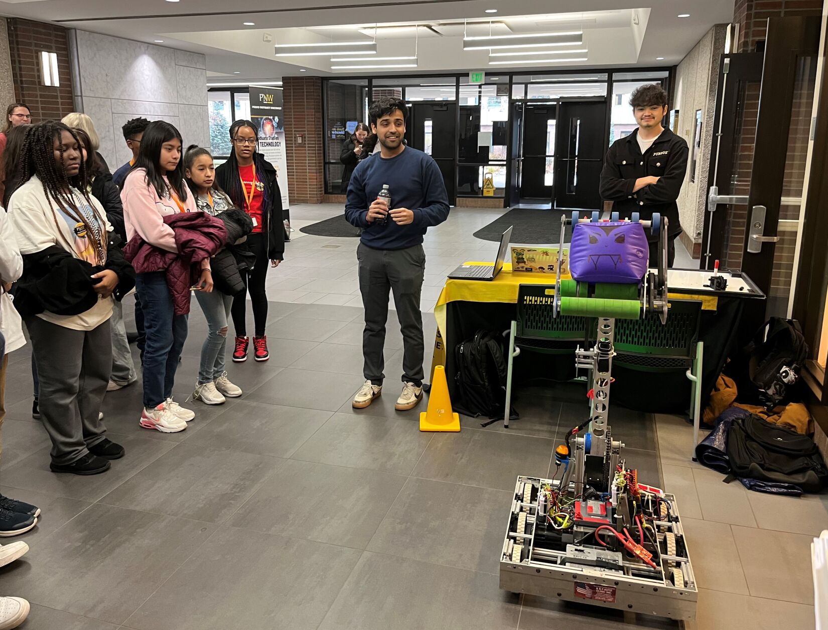 Hammond students take part in AI and STEM event at PNW