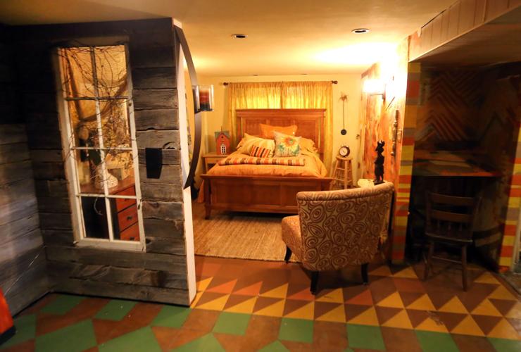 Two artists create one-of-a-kind artwork in Munster house