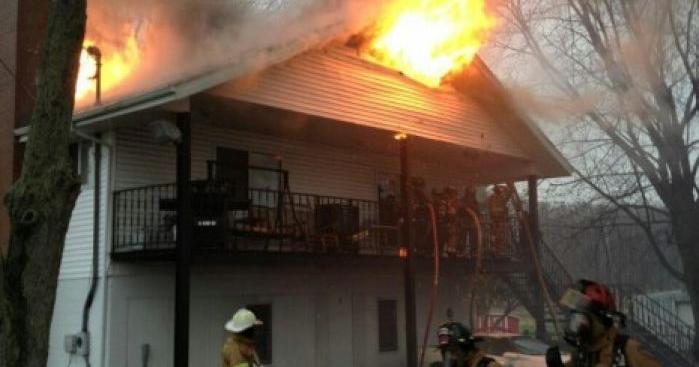Fire damages Winfield Township home
