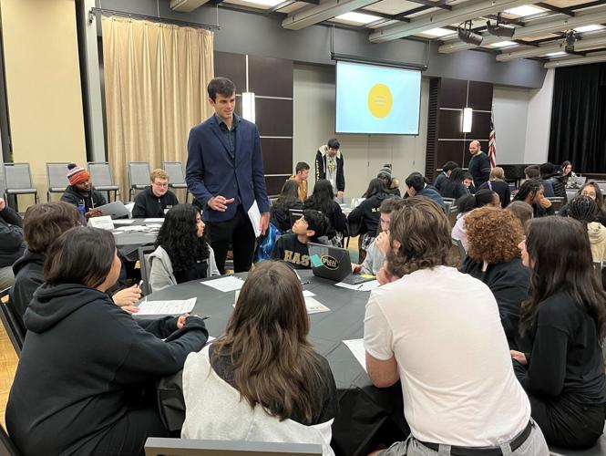 Hammond students take part in AI and STEM event at PNW