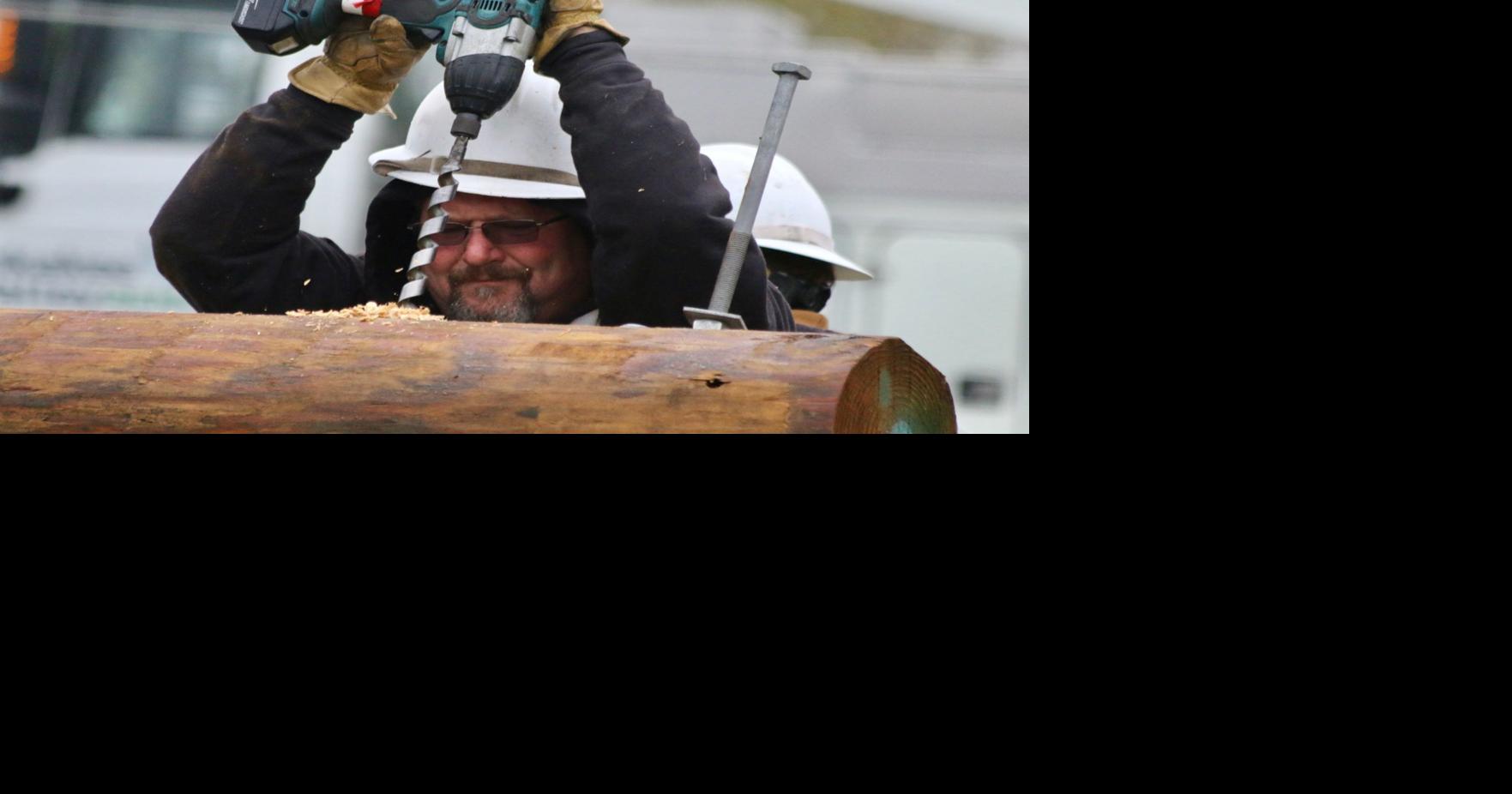 Power poles sheared off in chain reaction in Winfield; 109th reopens