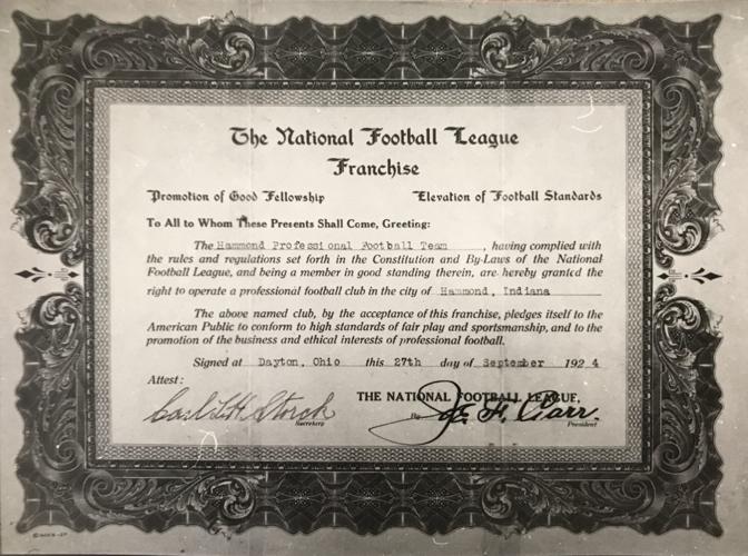 Hammond played key role in early NFL history