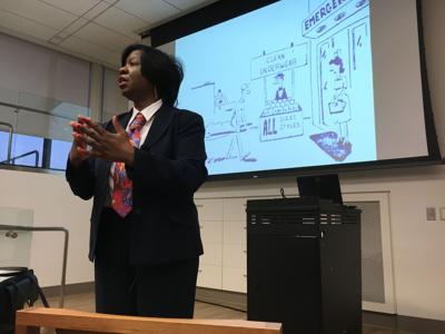 In Valpo, nurse says health care workers should get involved in policy