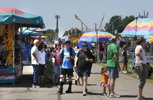 Midway at the Porter Co. Fair means fun for family