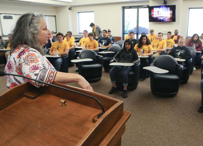 Hammond Area Career Center students learn about the judicial branch