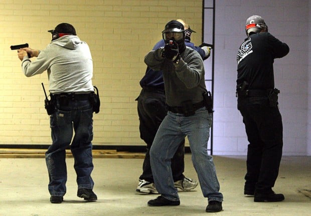 Hobart police practice 'active shooter' scenarios