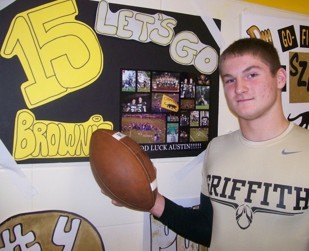 Griffith's Austin Brown a home-run hitter at QB