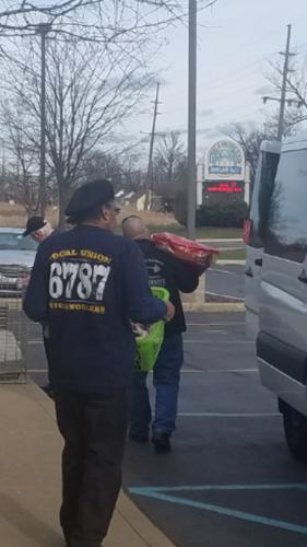 USW Local 6787 donates money and canned goods to hurricane victims