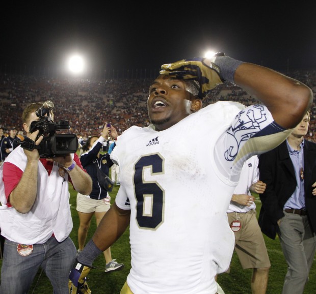 Irish star Theo Riddick happy to be back at running back