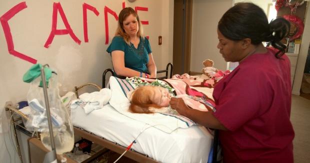 Sick Griffith girl returns home from five-month hospital stay