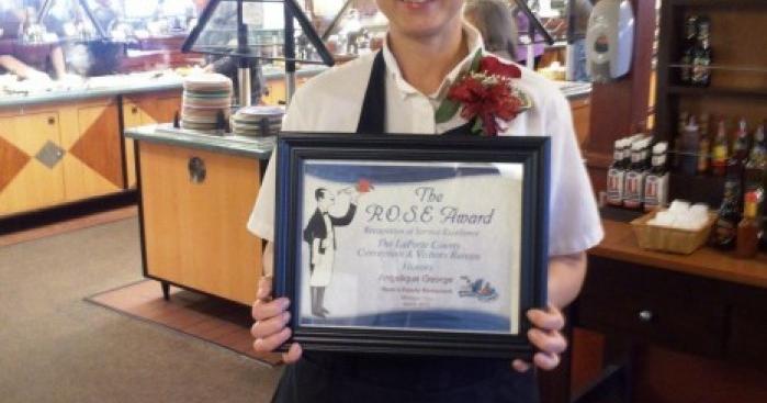 Angelique George receives ROSE award