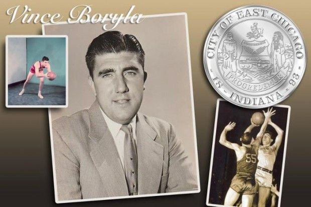 Vince Boryla Returns Home to visit E.C. Sports Hall of Fame