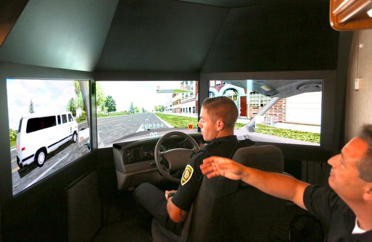 Simulator tests officers' driving skills