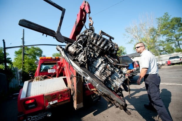 Stolen vehicle list piles up at scrap yard