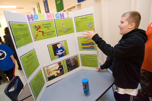 Saylor Elementary students present science projects | South Haven ...