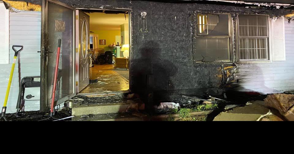 First responders pull ‘homebound’ woman from burning house