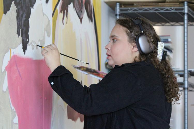 IUN students paint Gary’s story with downtown mural project