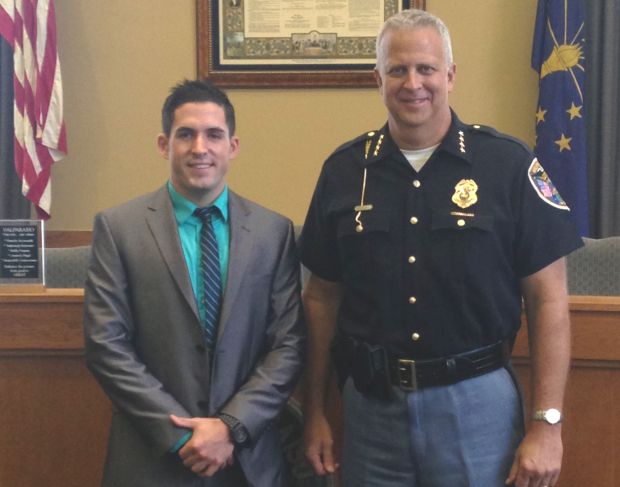 Trueblood sworn in as Valparaiso police officer
