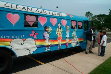 All aboard the Clean Air Bus
