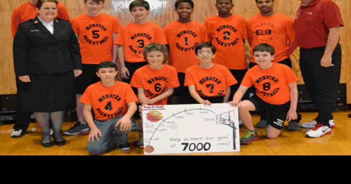 Munster Youth Basketball “Hoops for Soups” Food Drive a Success