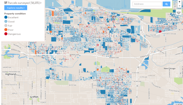 Website allows residents to explore Gary's structures